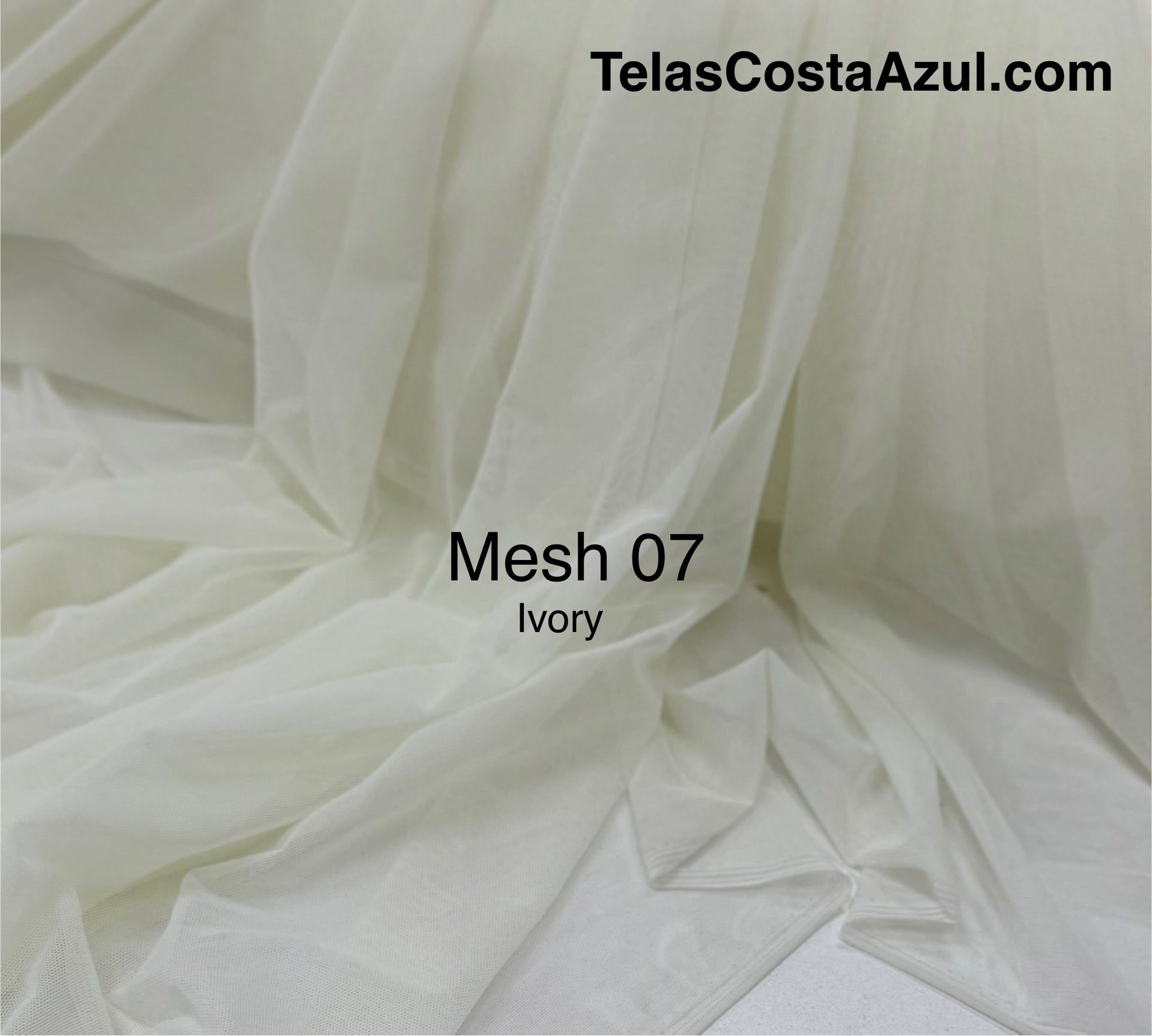 Mesh 07 Ivory – Telas Costa Azul