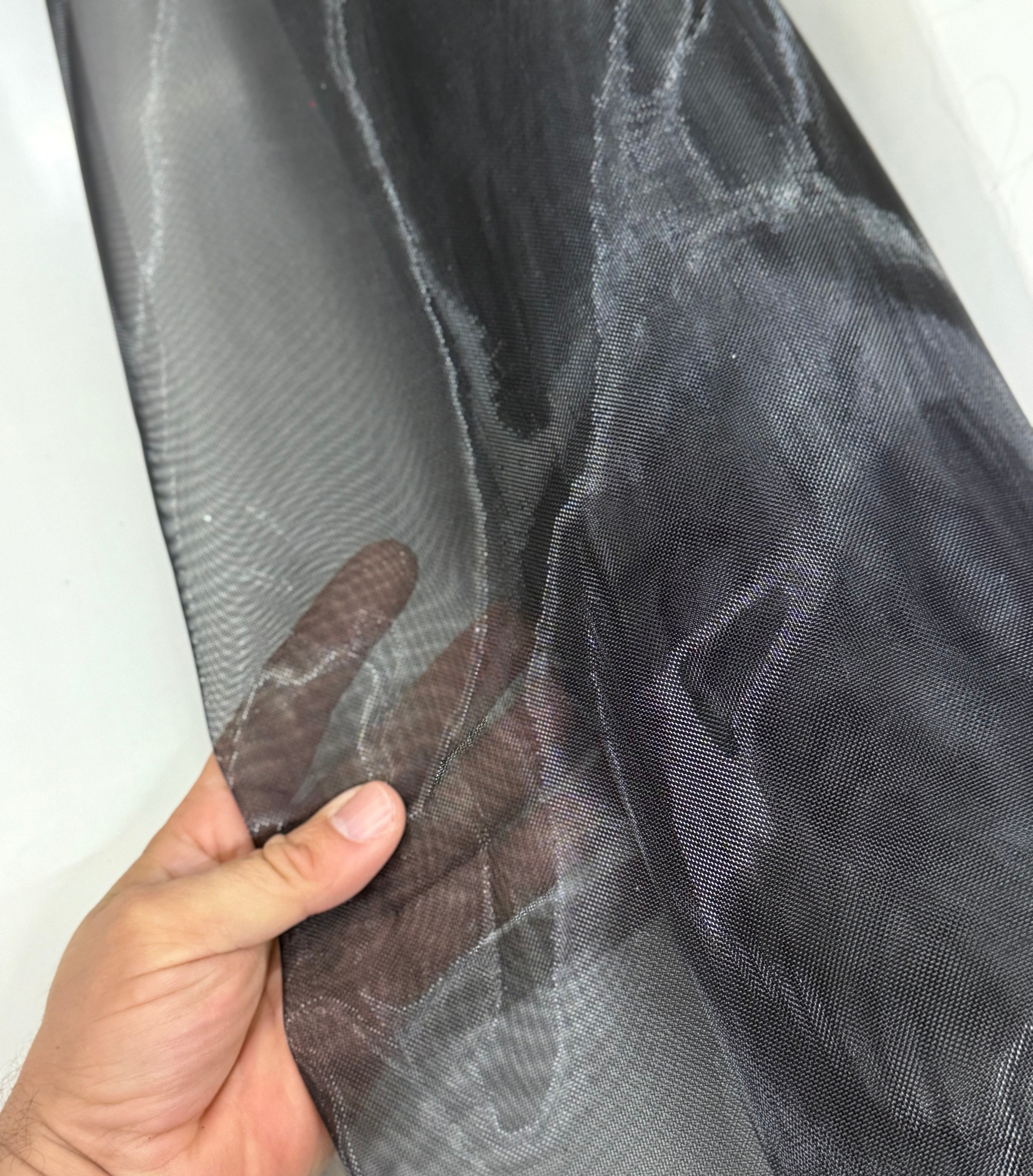 Malla crin Negro – Telas Costa Azul